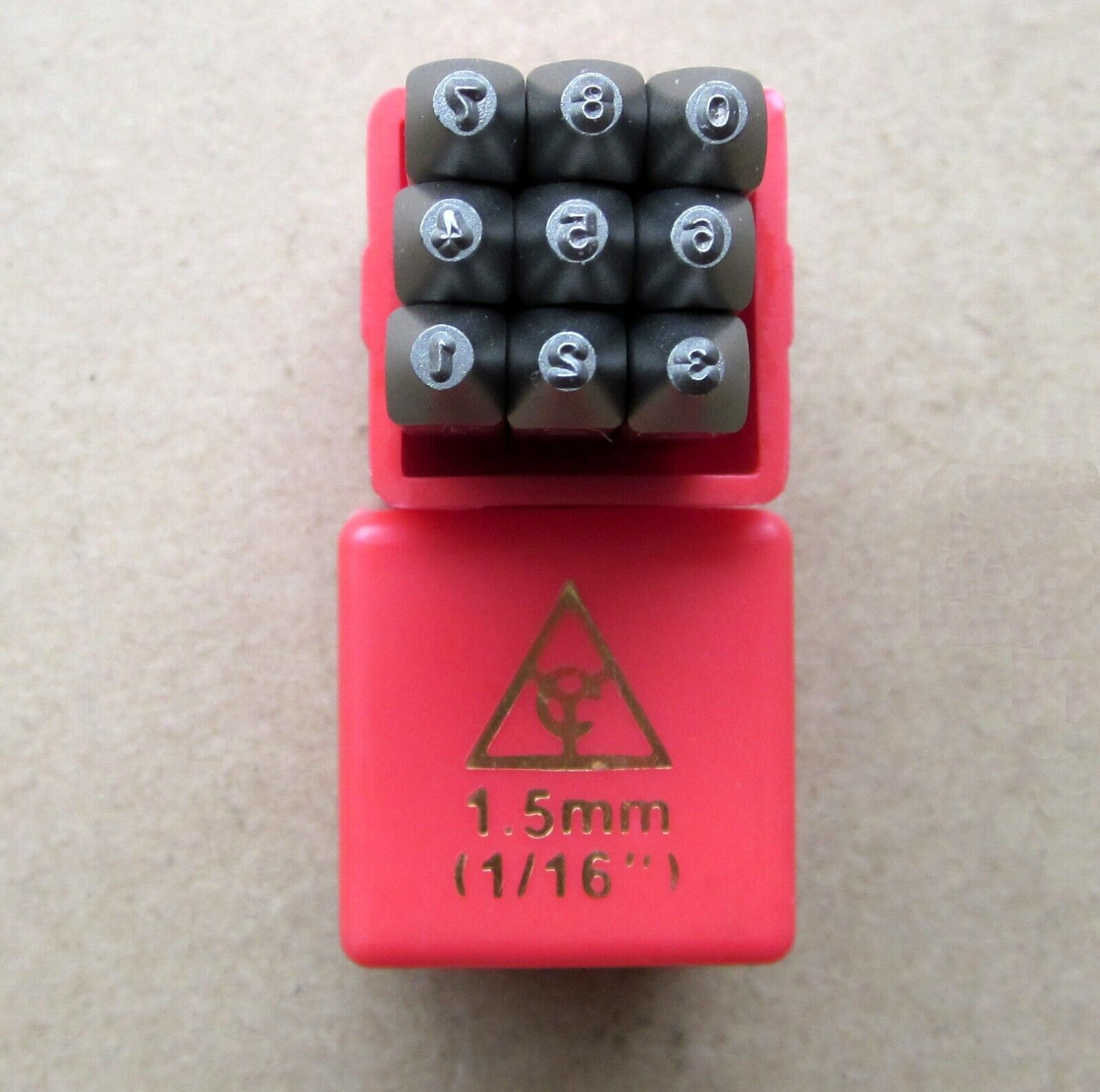 9 Pcs Steel Number Stamps Punch Die Set – Gavan Tools